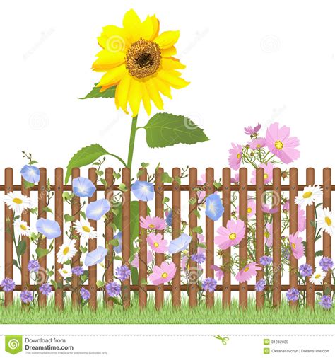 Clip Art Small Flower Gardens