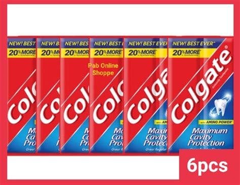 Colgate Toothpaste Twin Pack Sachet 6 Pieces X 24 Grams Lazada Ph