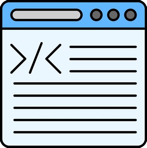 coding line filled icon 47214069 vector art at vecteezy