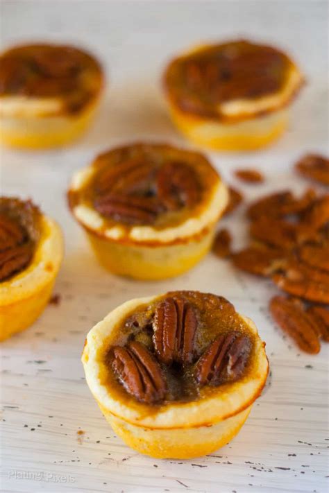 Gooey Pecan Tassies Recipe Plating Pixels