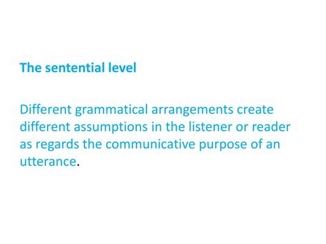 Ppt Sentential Issues In Translation Powerpoint Presentation Free Download Id1895181