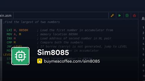 Sim8085 Buymeacoffee