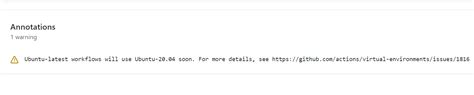 Github Build Will Break Soon Fails On Ubuntu Issue