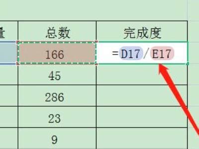 完成率excel怎么算 业百科