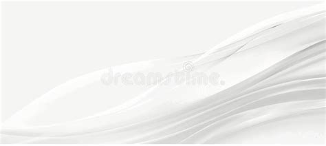 Abstract White Background Smooth Wavy Lines And Shadows Elegant
