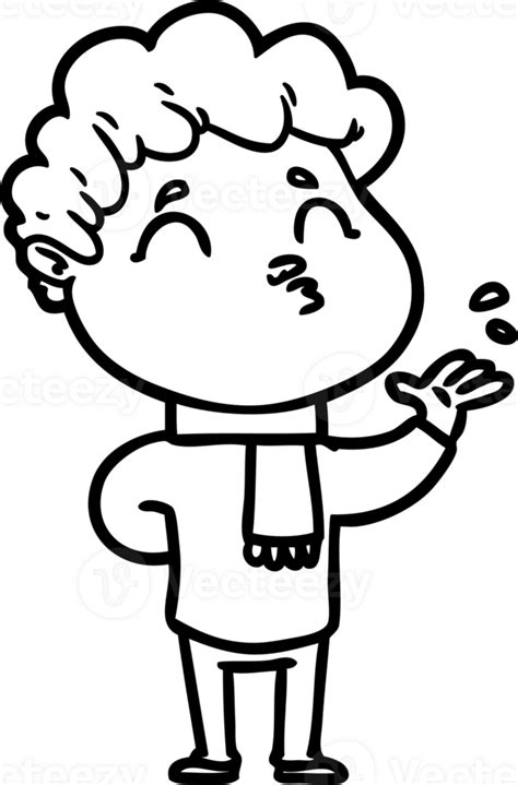 Cartoon Man Pouting Icon 40818554 Png