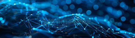 Network Lines And Dots Of Global Connectivity And Data Transmission Stock Image Image Of