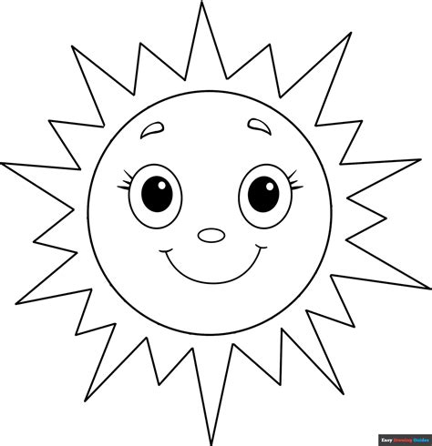 Sun Colouring Pictures 2025