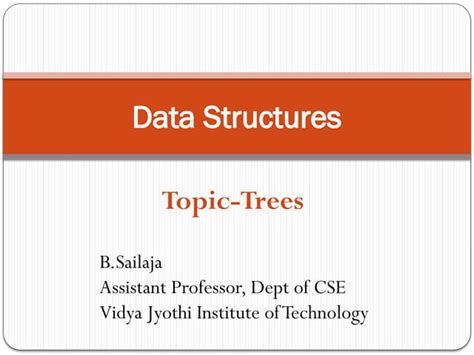 Data Structures Non Linear Ds Basics Oftrees Pptx