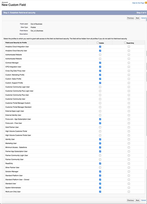 Set Field Level Security For A Field On Permission Sets During Field Creation Automation Champion