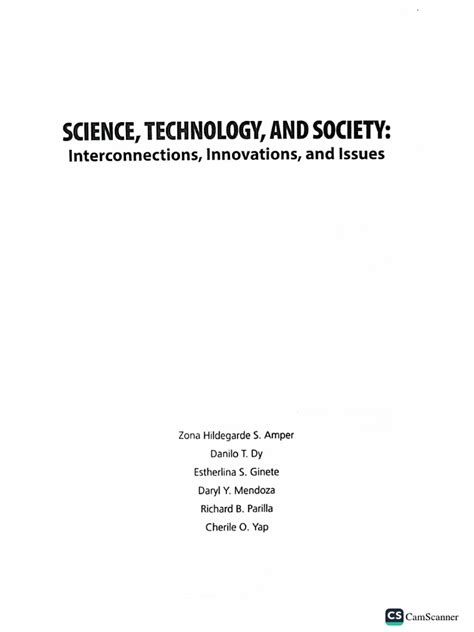 Sts Science Technology And Society Book Pdf