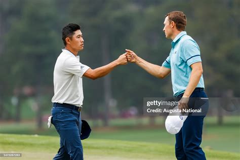 Masters Champion Jordan Spieth And Collin Morikawa Fist Bump News