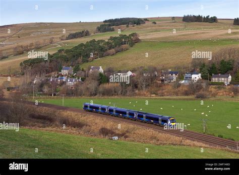 Scotrail Class 170 Turbostar Train 170411 Passing Stow On The Borders