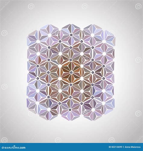 Ornamental Combinatorial Mosaic Stock Vector Illustration Of Decor Combinatorial 82213699