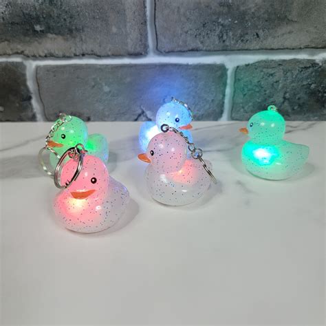 Light Up Duckie Keychain Happy Fun Time Creations Llc