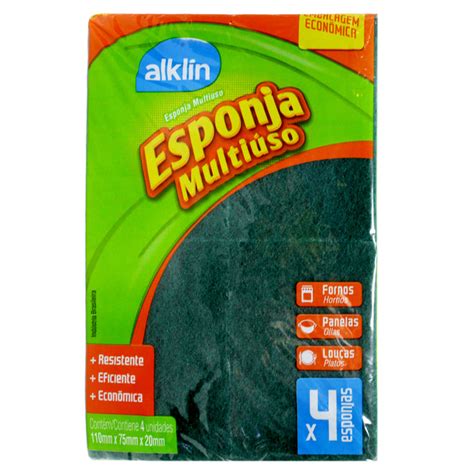 Esponja Multiuso Alklin X 4 Unidades — Amarket