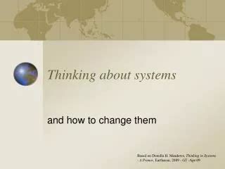 PPT Systems Thinking PowerPoint Presentation Free Download ID 1065657