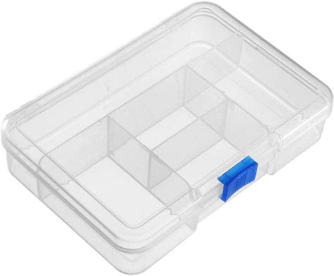 Sourcing Map Component Storage Box PP Fixed Grids Electronic Component Containers Tool Boxes