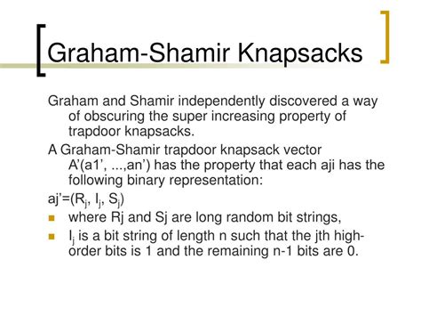 Ppt Knapsack Cipher Powerpoint Presentation Free Download Id302393