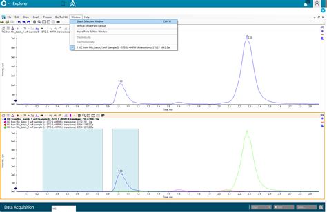 where to find signal to noise in sciex os explore mode