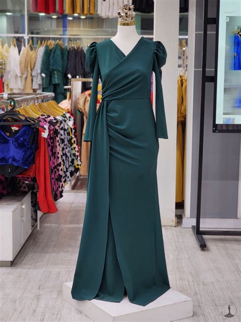 ماکسی جلو چاک یلان دار پرنس فروشگاه لباس مجلسی پرنس