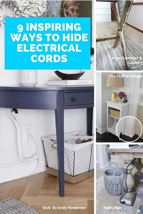 9 Easy Solutions To Hide Electrical Cords Behind Tables And Desks Everyday Old House