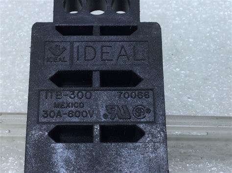 Ideal Itb 300 Magnum Terminal Block Strip 6 Position 30 Amp 600v