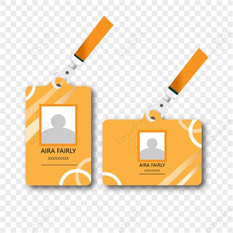 현실적인 오렌지 일러스트 Id 카드입니다사업고리줄플라스틱 Png 일러스트 무료 다운로드 Lovepik