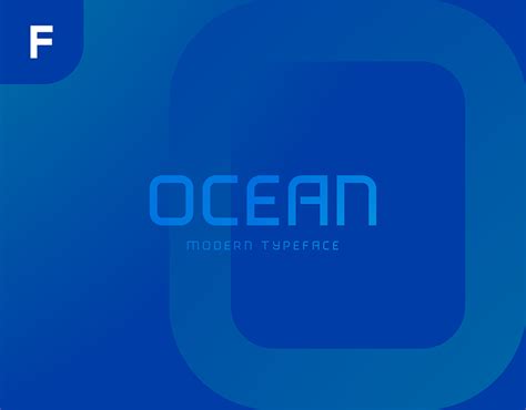 Ocean Typeface On Behance