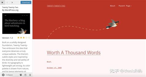 Wordpress 主题目录支持主题的样式风格预览 知乎