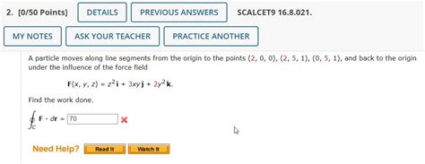 Solved A Particle Moves Along Line Segments From The Origin