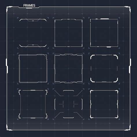 Premium Vector Futuristic User Hud Interface Elements Vector Set