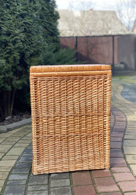 Корзина плетена для білизни 45х35х60см Арт 8331 продаж ціна у Хусті Ящики і кошики для