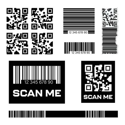 Set Of Barcode And Qr Code 23904958 Vector Art At Vecteezy
