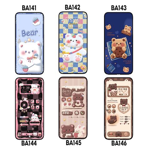 Mua Ốp lưng Xiaomi Redmi 9T hình gấu thỏ hình nền đồng hồ dễ thương giá rẻ nhất TecKi Vn