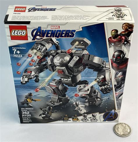 Lot 2019 Lego Marvel Avengers 76124 War Machine Buster Sealed