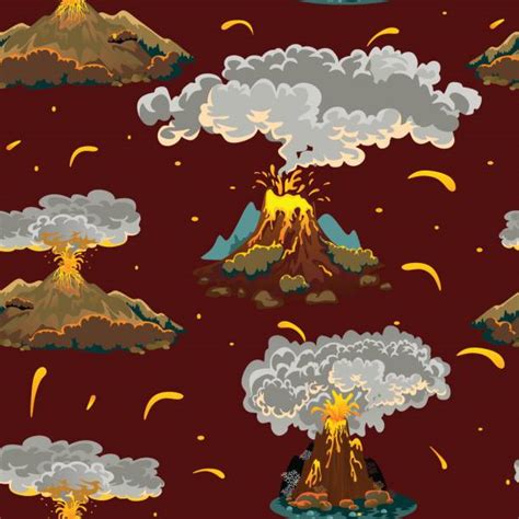 아레날 화산 일러스트 스톡 사진 및 일러스트 Istock