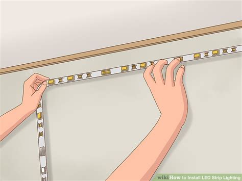 Ways To Install LED Strip Lighting WikiHow