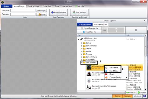 How To Extractinject Title Updates With Horizon Digiex