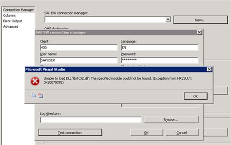 Erro Unable To Load Librfc32dll Integration Services 2012 Com Conector
