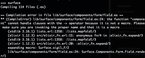 compilation error while trying to use surface · issue 531 · surface ui