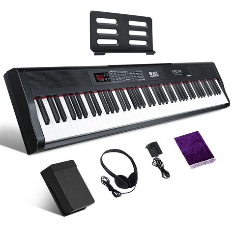 Fesley Piano Keyboard 88 Keys Full Size Digital Piano Keyboard Portable Electric Keyboard Fesley Piano Keyboard 88 Keys Full Size Digital Piano Keyboard Portable Electric Keyboard