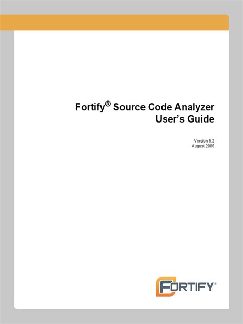 fortify source code analyzer user s guide august 2008 pdf java