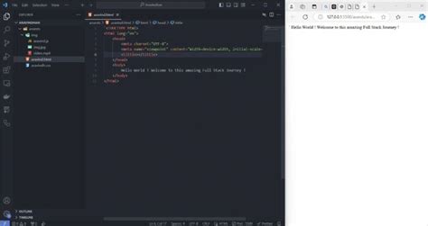 Fullstackdevelopment Webdevelopment Html Learningjourney Pantechai Codinglife Aravindhan V