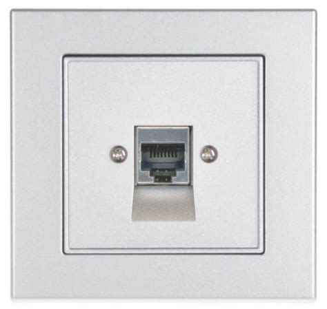 Single Network Socket Outlet Kahael Electrotechnic Supplies