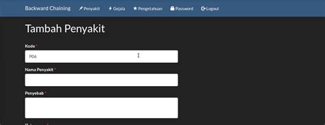 Download Source Code Sistem Pakar Metode Backward Chaining Berbasis Web