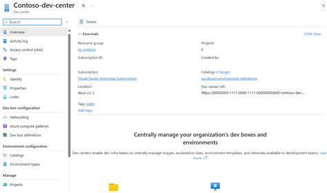 Azure Deployment Environments 설정 Azure Deployment Environments