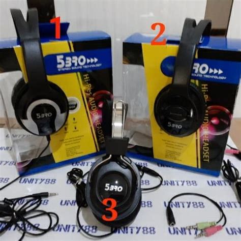 Jual Headset Hk Dj Bando Besar With Mic Extreme Bass Headphone 5bro