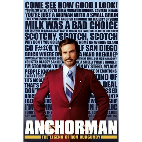 Anchorman Zitate Poster Love Is The Anchor Through Every Storm