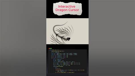 I Mastered Interactive Dragon Cursors In 3 Days Dragon Cursor Effect Html Css And Java Youtube